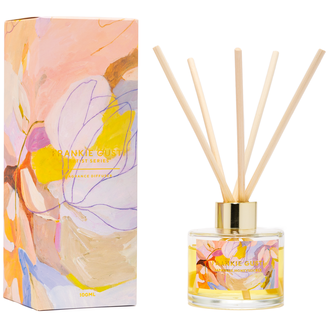ARTIST SERIES CANDLE + DIFFUSER SET | FLOWER BOMB – FRANKIE GUSTI